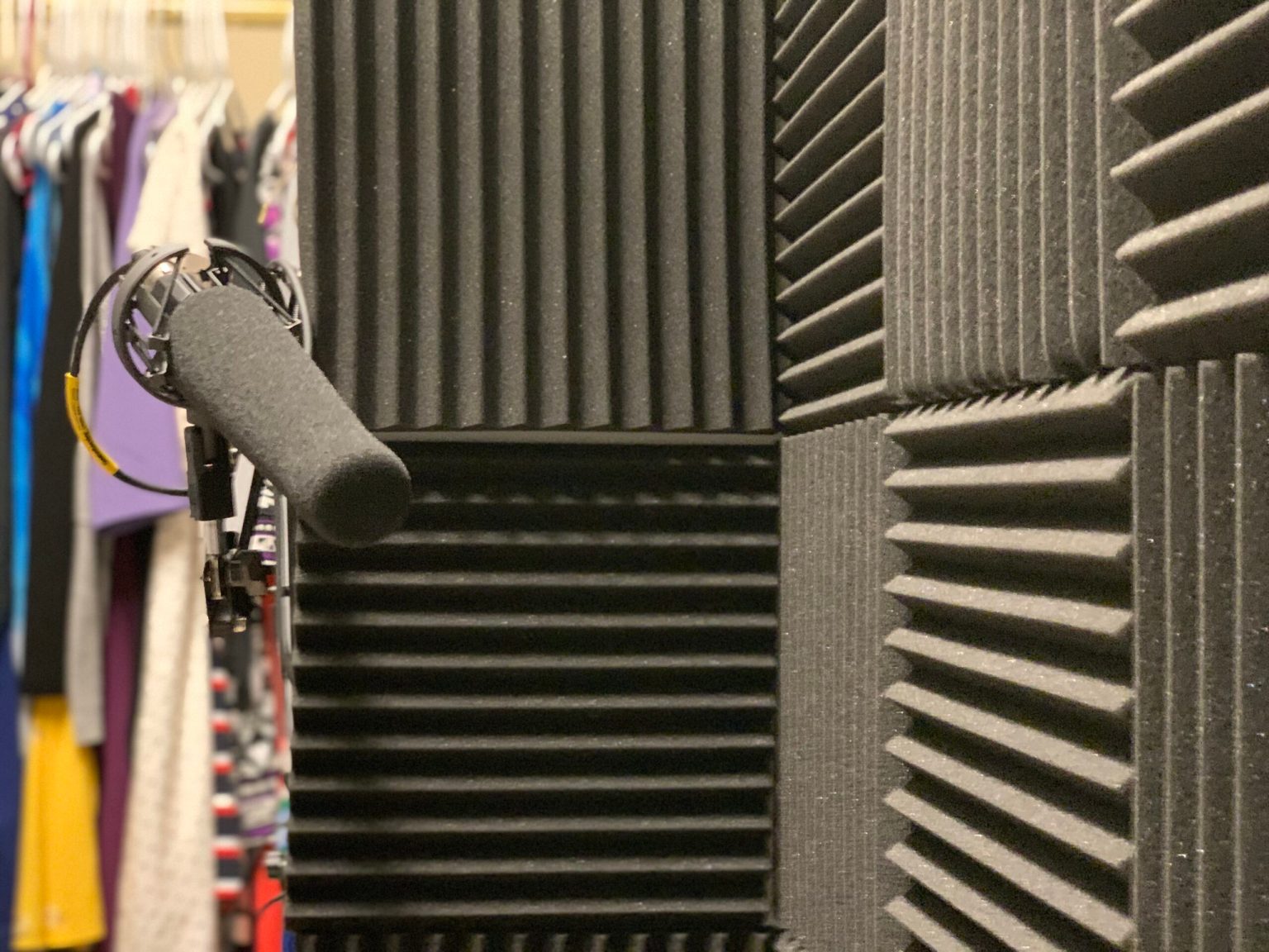 How I Turned My Closet Into A Home Recording Studio