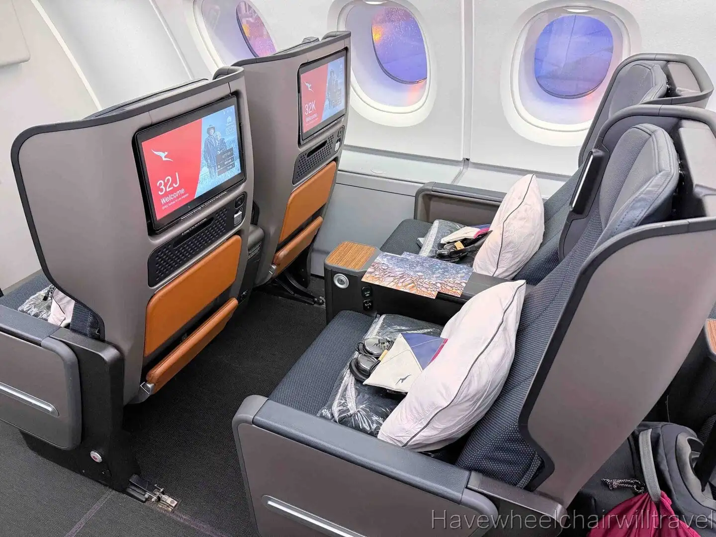 Qantas Airbus A380 Premium Economy class review